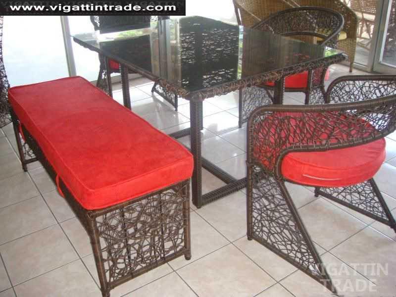 Modern wicker rattan outdoor chairs synthetic rattan chairs - Vigattin ...