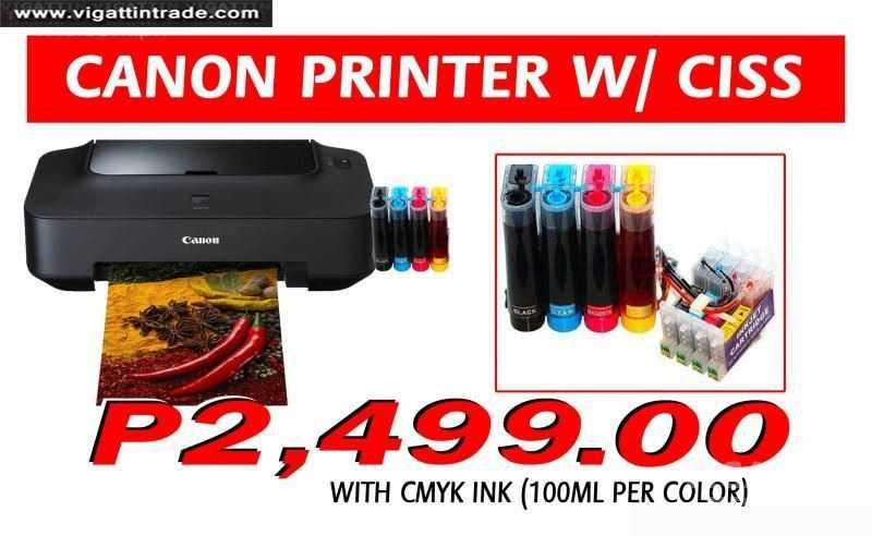 Canon Pixma IP2770 Brand New With Ciss and CMYK INKS - Vigattin Trade