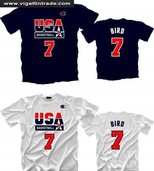 Dream Team 1992, USA Team Jordan,Barkley,Pippen,Bird,Magic Shirt ...