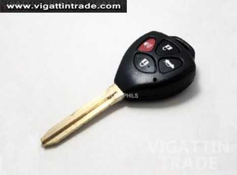 Toyota Innova Altis Camry RAV4 Replacement Remote Car Key 4 Button ...