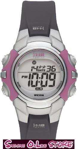 Timex T5J151 1440 Sports Digital Pink Resin Strap Watch for Women ...