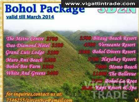 Bohol Package 3d2n - Vigattin Trade