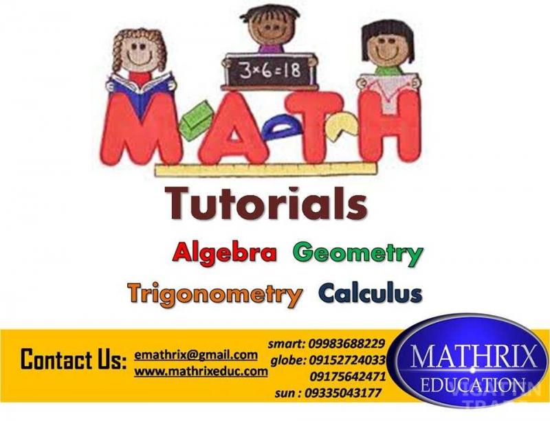 math tutorial home service in makati manila pasay marikina, quezon city ...