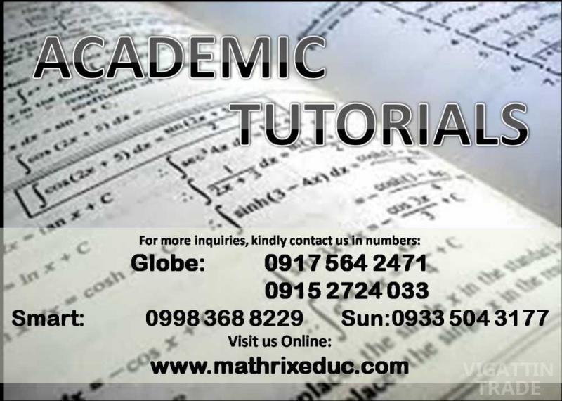 home based Academic Tutorials around Metro Manila - Vigattin Trade