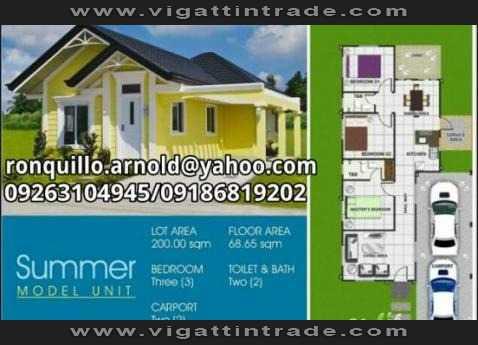 Timog Residences (SUMMER basic) Rent To Own House and Lot - Vigattin Trade