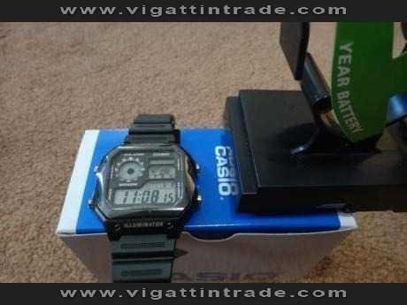 Casio Men's AE1200WH-1A Black Analog Digital Multi-Function Watch - Vigattin Trade
