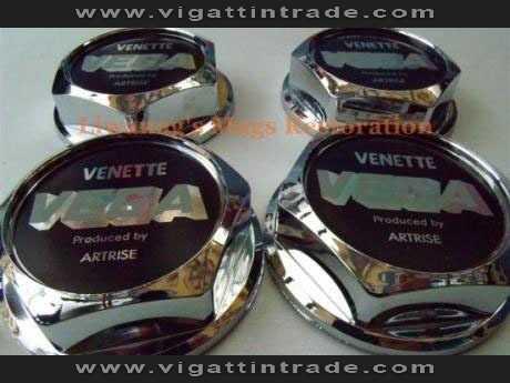 Venette Vega Chromed Center Caps Replacement - Vigattin Trade