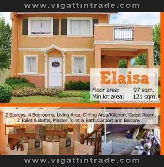 Elaisa House Model Camella Bantay, Ilocos Sur - Vigattin Trade