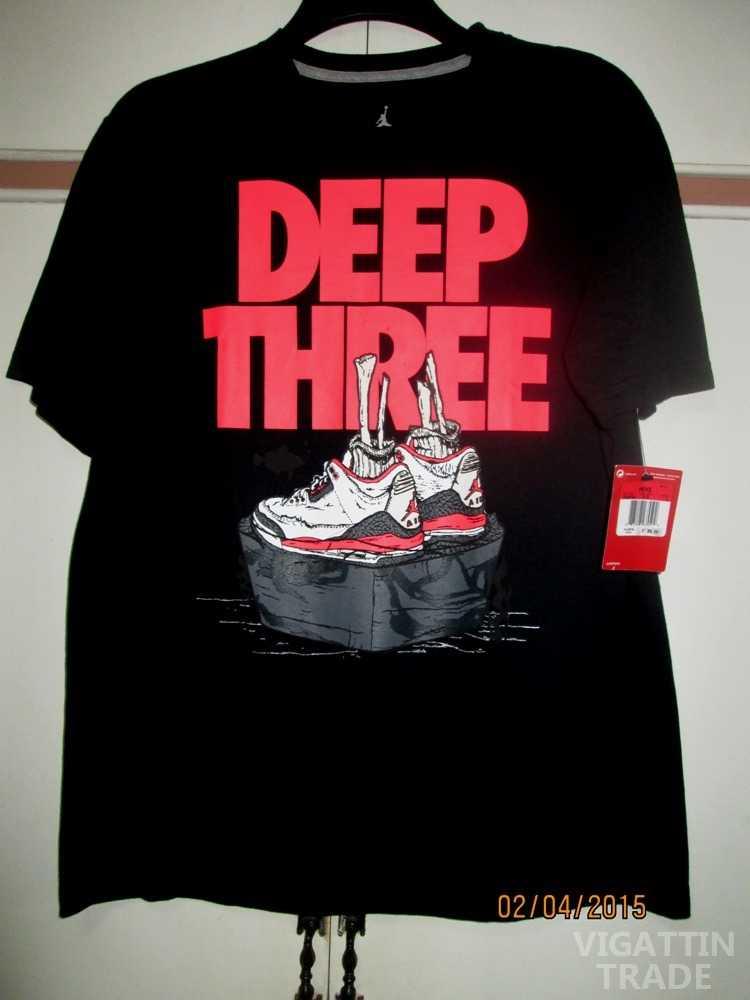 Jordan Deep Three shirt size Large complete with tag Jordan 3 ...