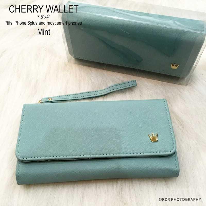 Mint Cute and Classy Cherry Long Smart Wallets - Vigattin Trade